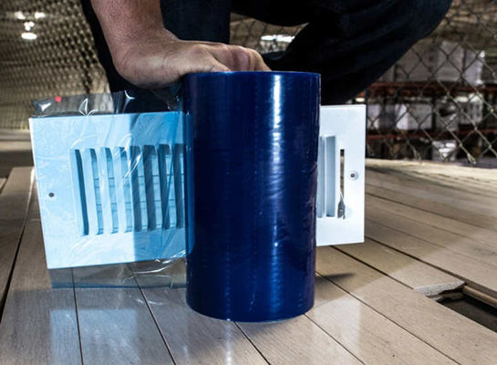 48'' Open Ductwork And HVAC Protective Film High Tack Sealing Wrap