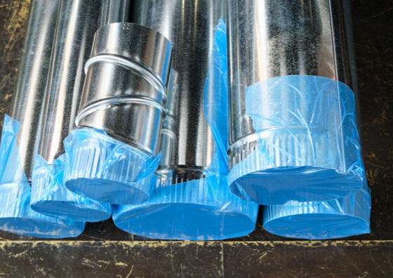 Openning Duct HVAC Vent Protection Film Blue Wrap Adhesive Film