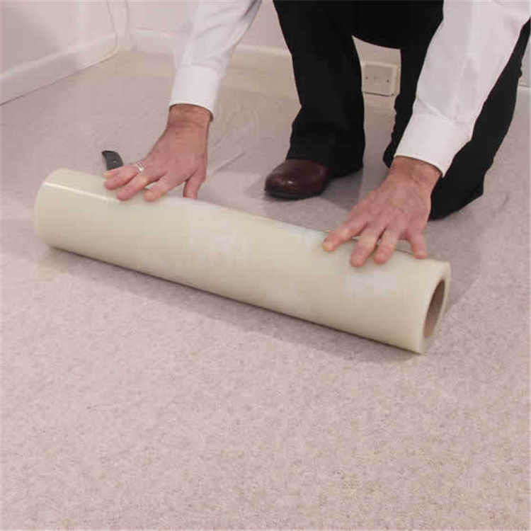 Anti Paint Spills 24 Inch 3,4mil Self Adhesive Carpet Protector Film ...