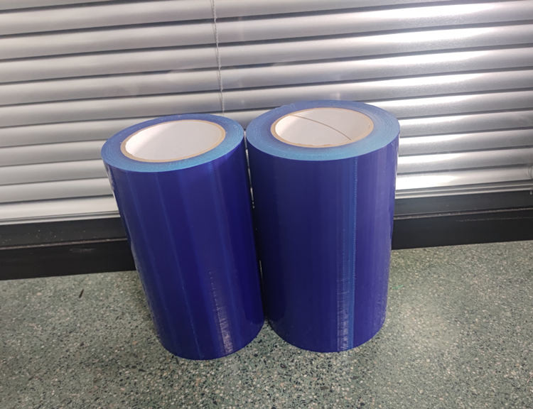 8'' 200' Break Points 75micron Duct PE Blue Plastic Duct Protection Film
