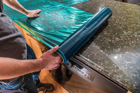 Self Adhesive Artificial 200m 0.05mm Marble Countertop Protection Film